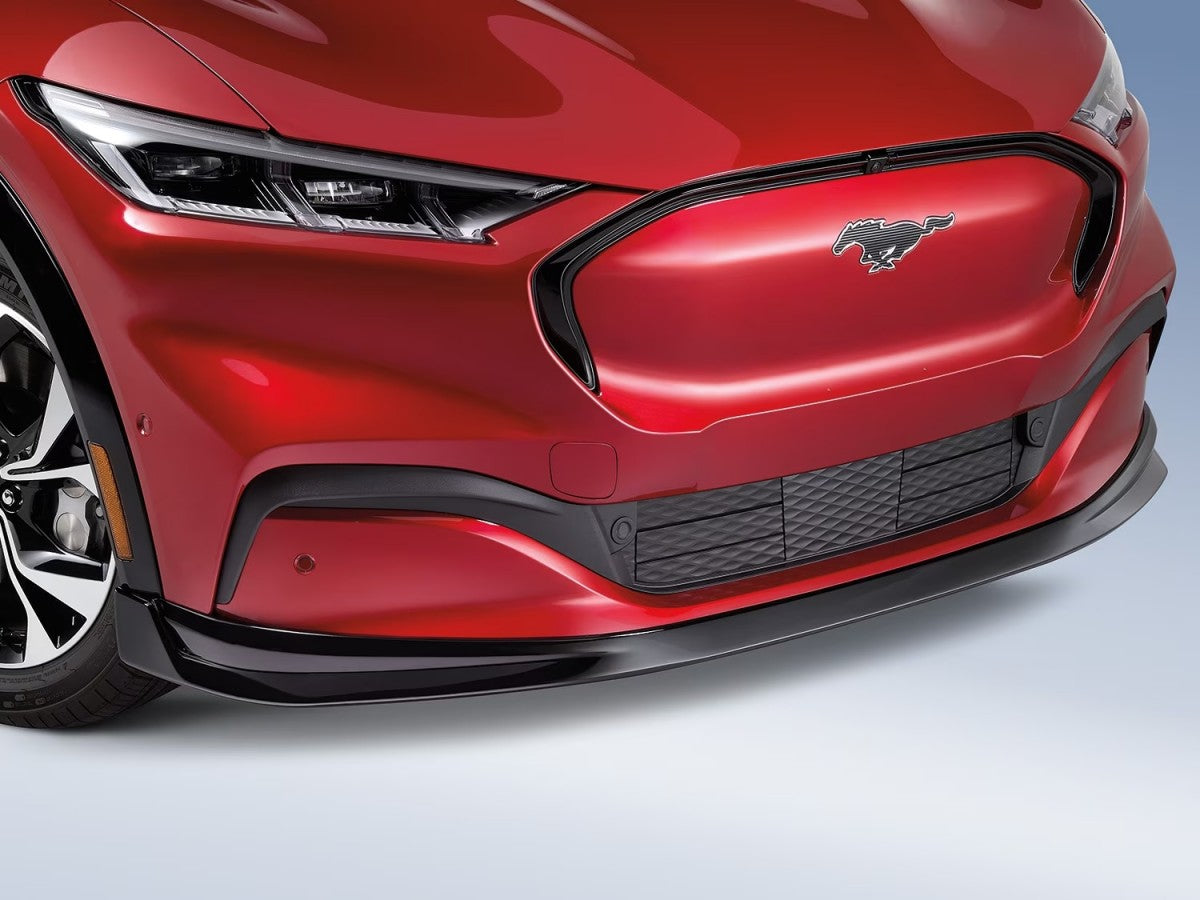 Genuine Black Front Splitter By AirDesign For Mustang Mach-E 2021-24 ...